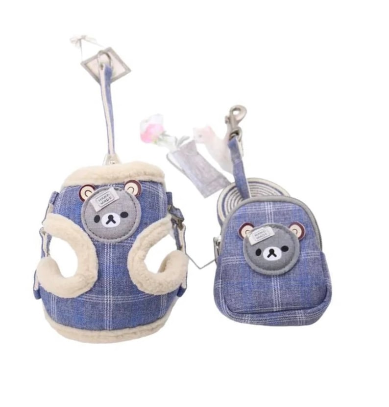 Blue Denim Bear Harness - Etsy
