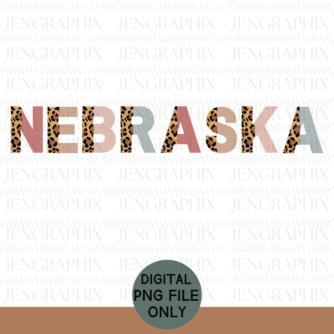 Nebraska Png, Nebraska State Png, Nebraska Word Png, Leopard State Png ...