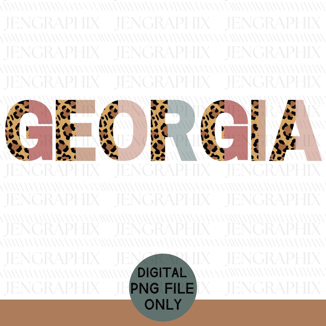 Georgia Png, Georgia State Png, Georgia Word Png, Leopard State Png ...