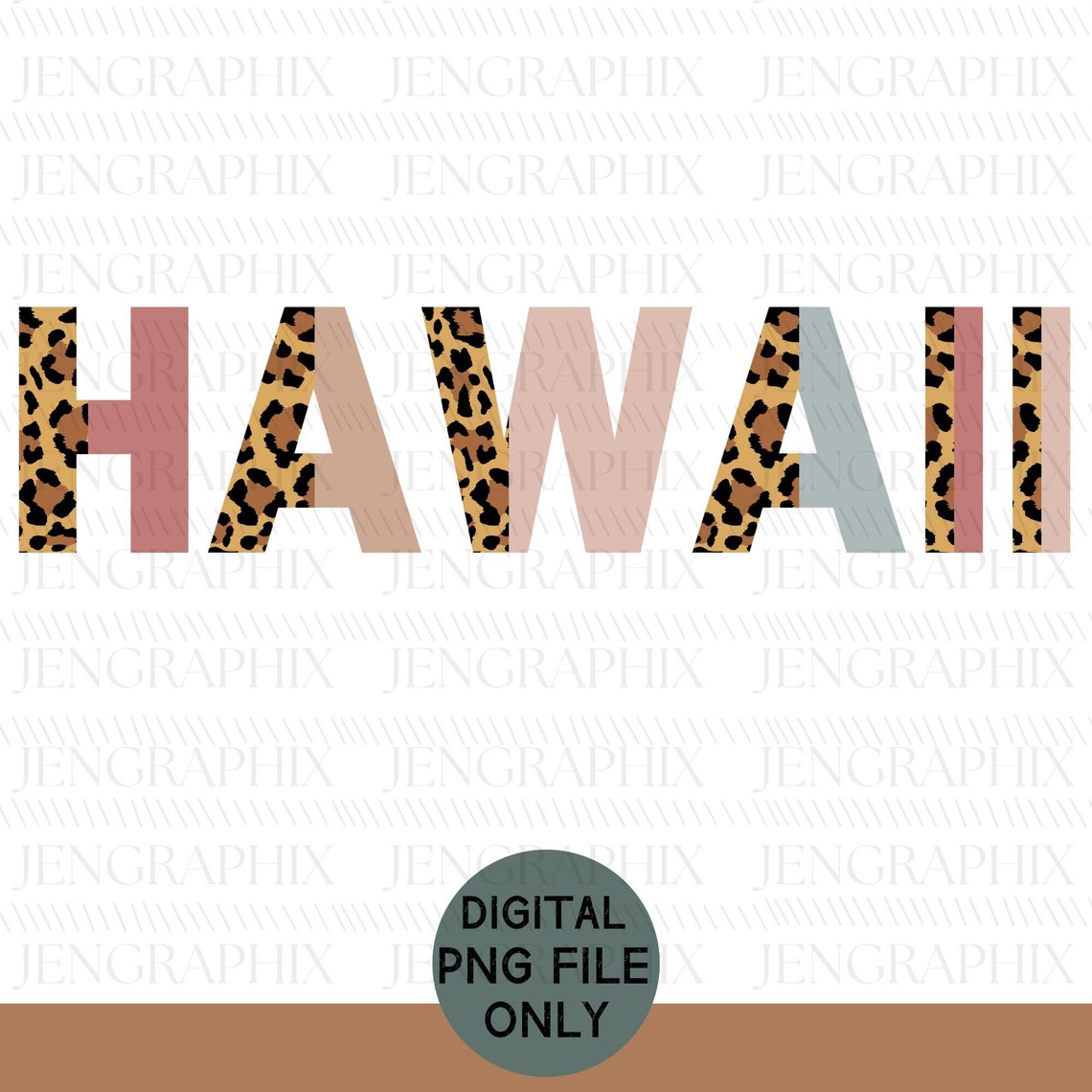 Hawaii Png Hawaii State Png Hawaii Word Png Leopard State - Etsy