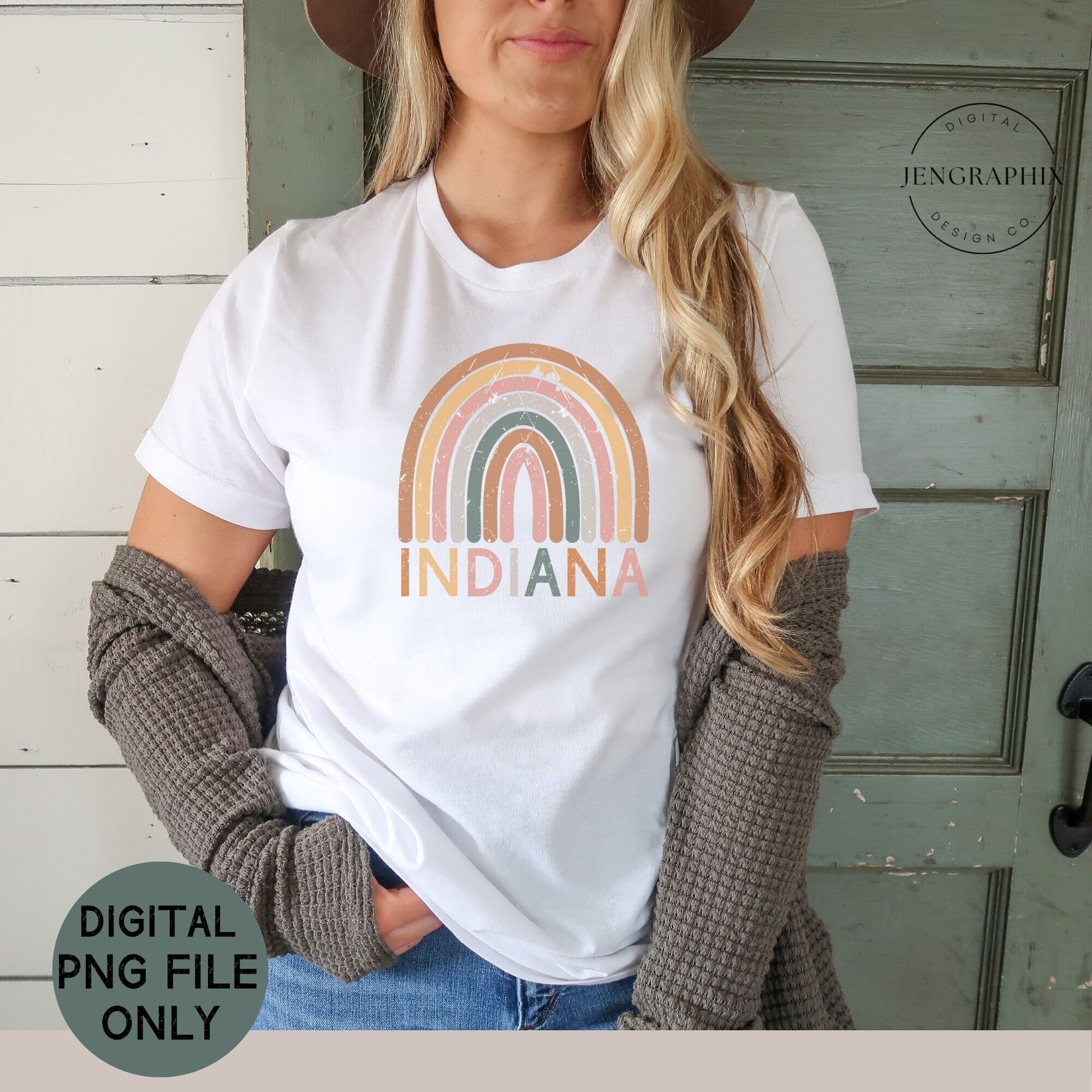 Indiana Rainbow Png, Indiana State Png, Indiana Png, Indiana ...