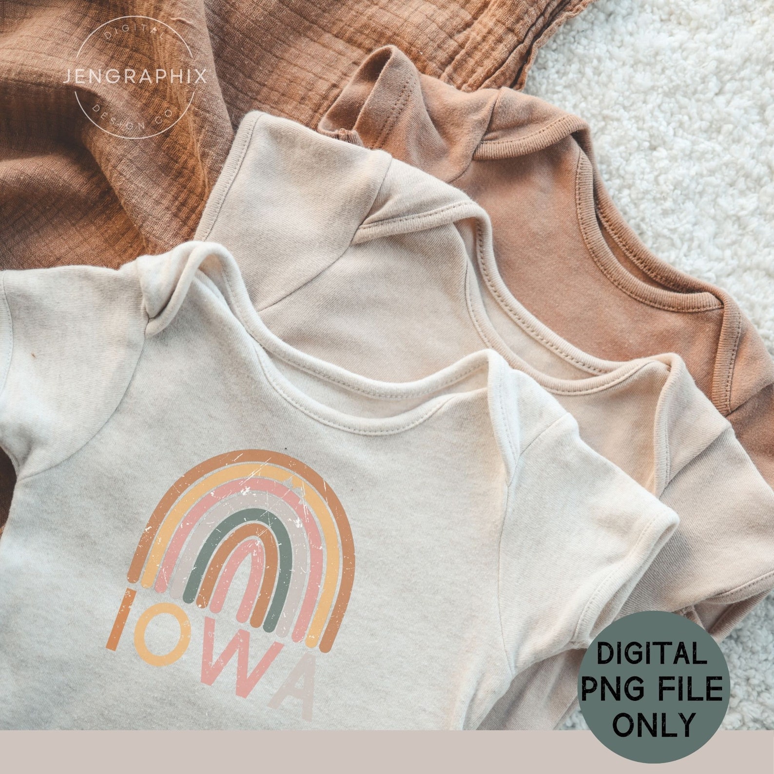 Iowa Rainbow Png, Iowa State Png, Iowa Png, Iowa Sublimation, Boho Iowa ...