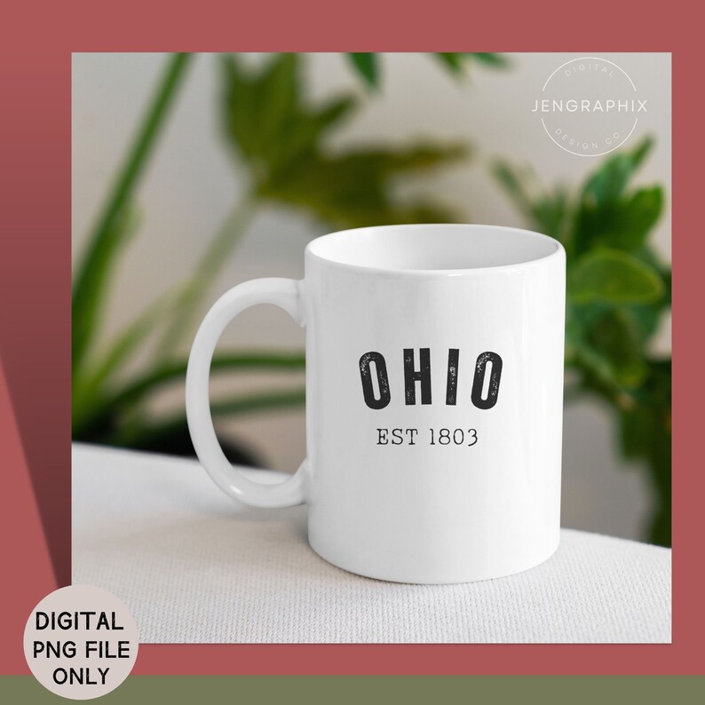 Ohio Png, Ohio State Png, Ohio Established Png, Distressed State Png ...