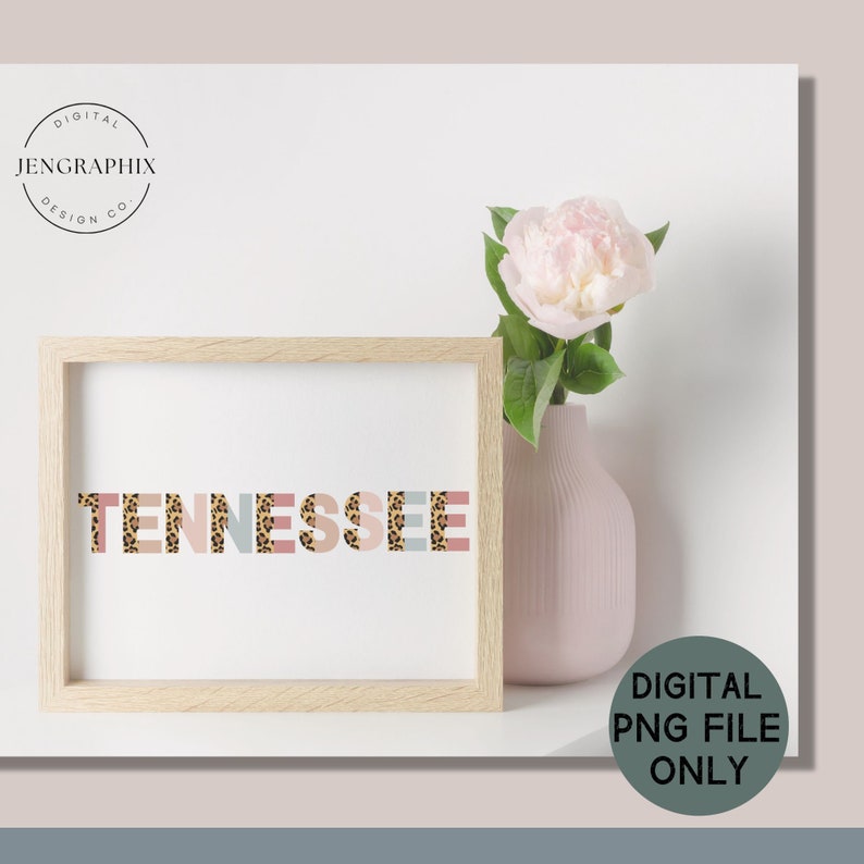 Tennessee Png, Tennessee State Png, Tennessee Word Png, Leopard State ...