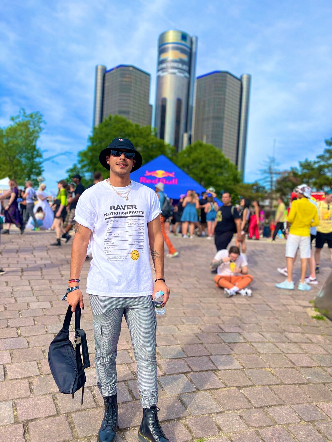 Raver Nutrition Facts White T-shirt for Festival Outfit for Raves Oversized Tee Raver Shirt for ...