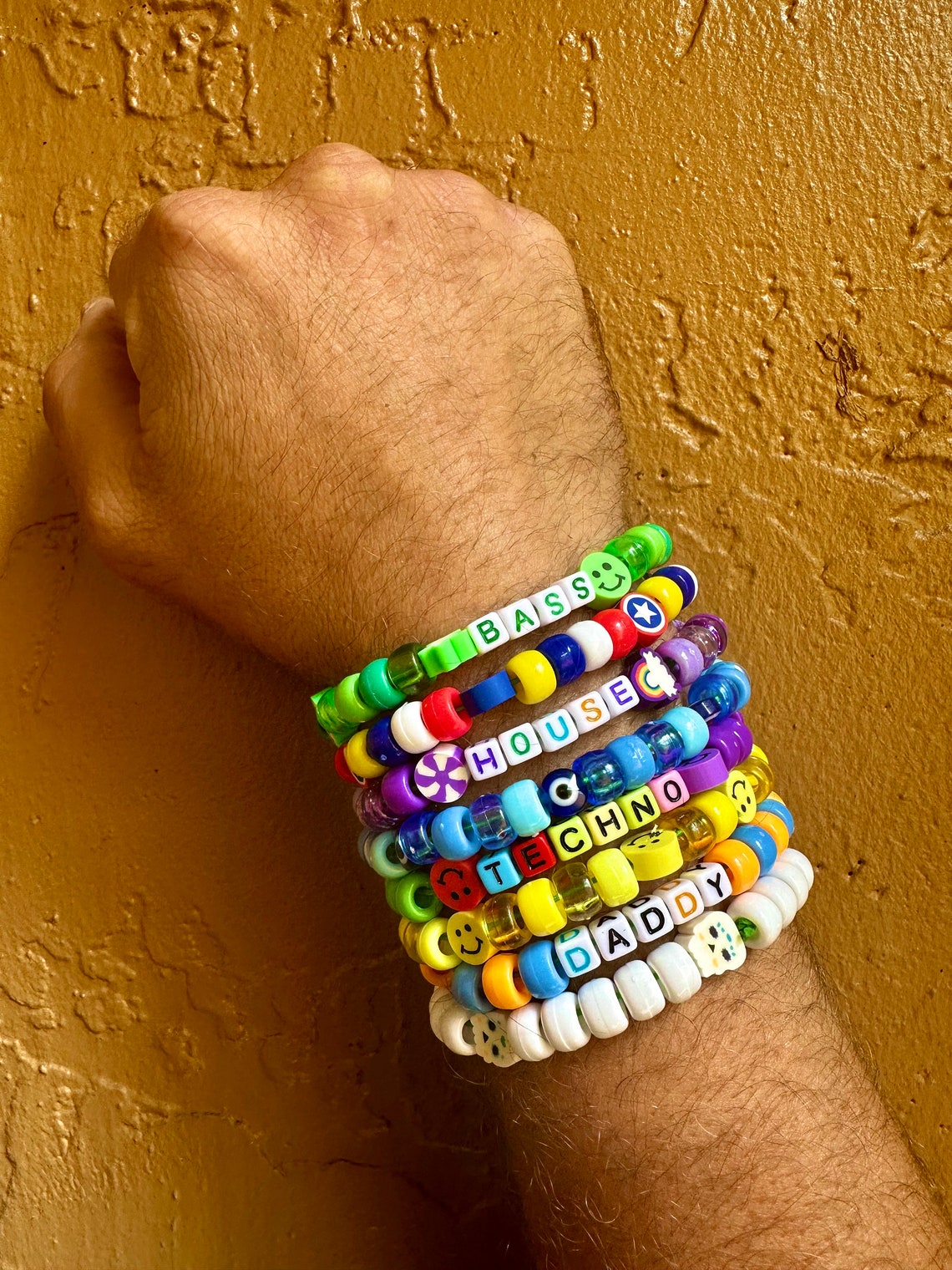 12 Pack of Kandi Festival Bracelet Rave Kandi Bundle Rave Accessory ...