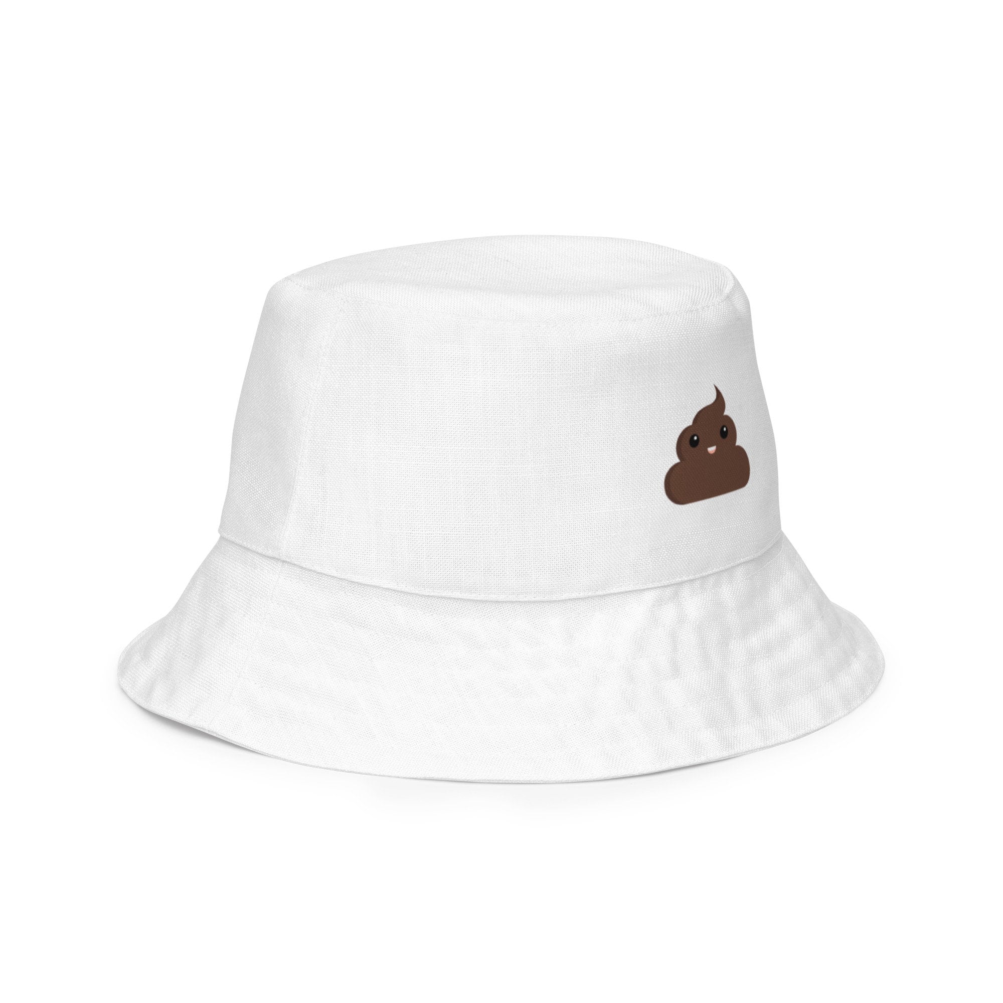 Poop Emoji Reversible Bucket Hat Funny Rave Bucket Hat Black - Etsy