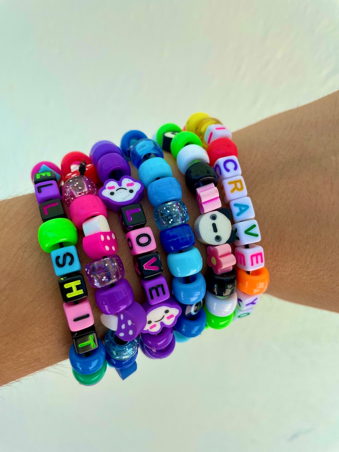 8 Pack of Kandi Custom Kandi Personalized Kandi Festival Kandi for ...