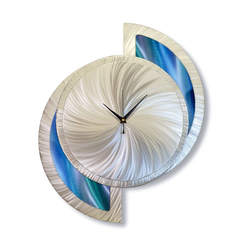 Abstract Clock Art - Etsy