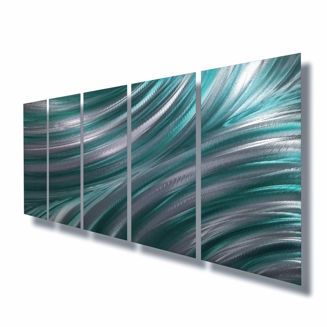 5 Piece Wall Art Large Metal Wall Art, Multi Panel Wall Art, Wall ...