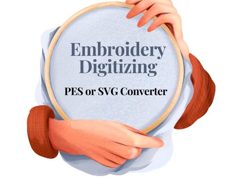 Embroidery Digitizing: PES Converter - Etsy