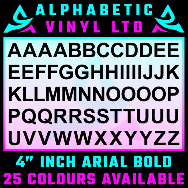 Vinyl Sticky Letters - Etsy
