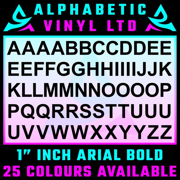 Self Adhesive Numbers and Letters 1 Inch - Etsy