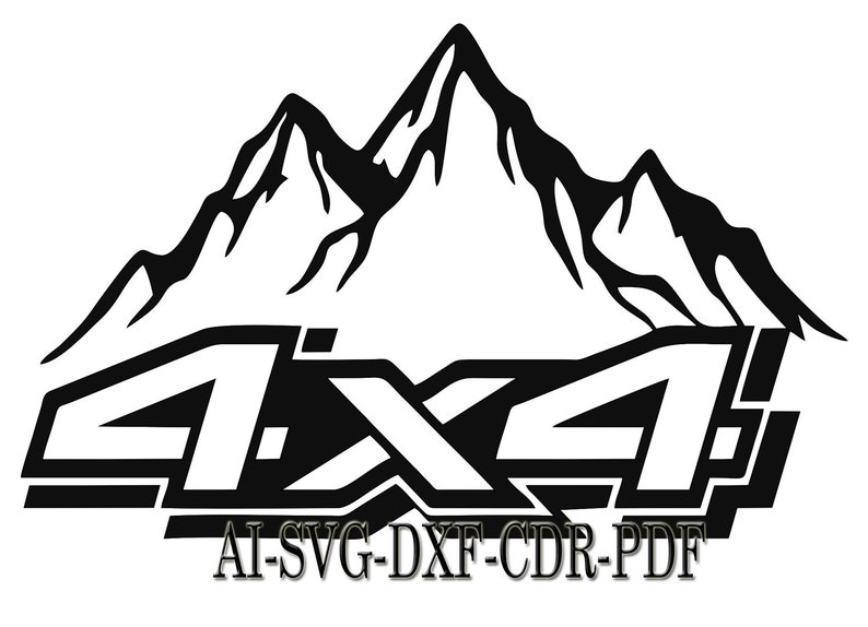4x4 off Road-dxf-ai-cdr-svg-pdf - Etsy