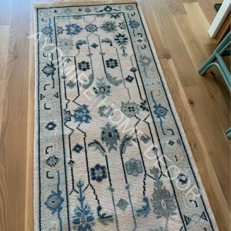 Blue Turkish Runner - Etsy