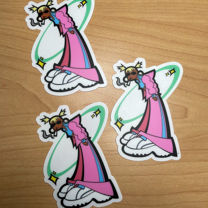 Y2K Mall Baddie Sticker - Etsy