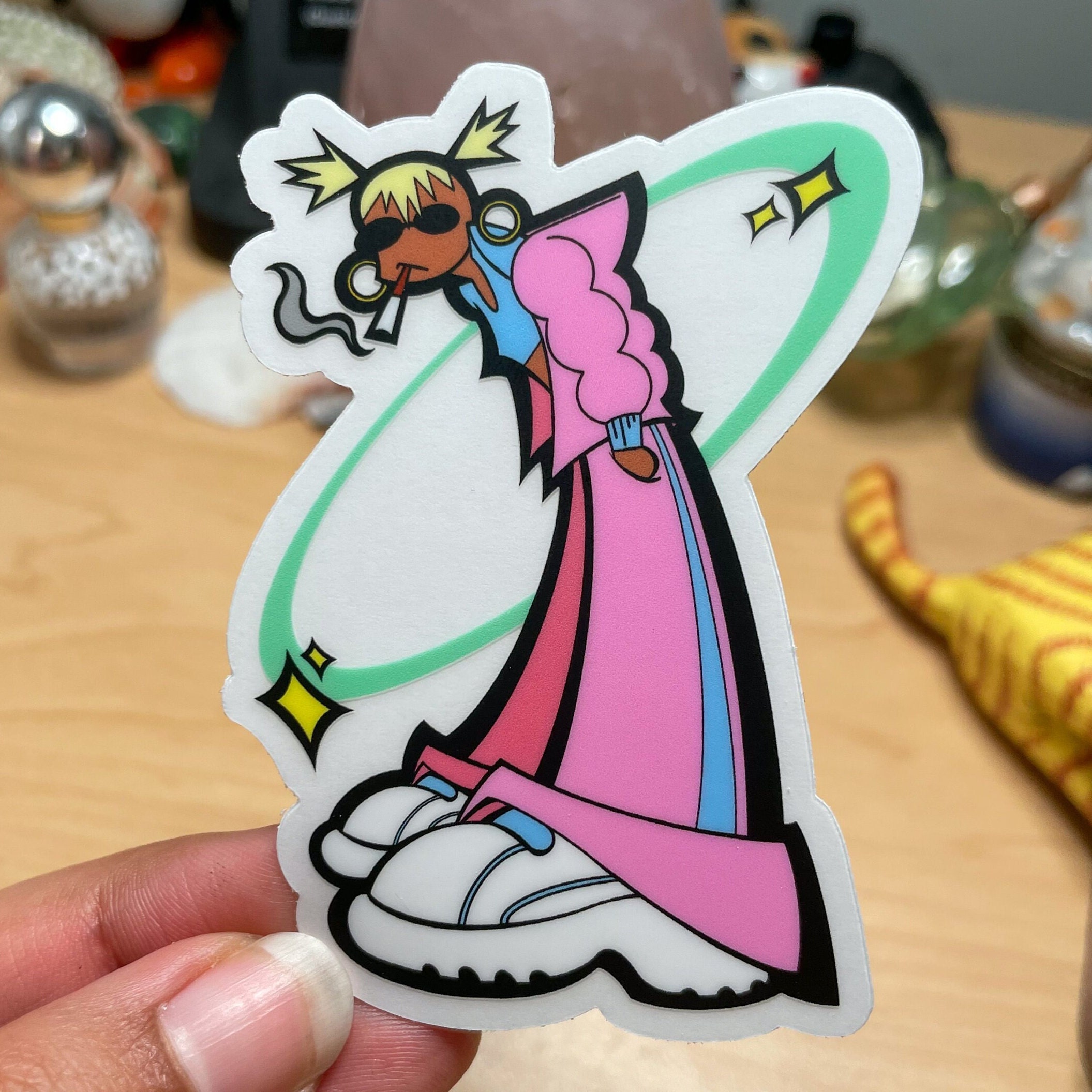 Y2K Mall Baddie Sticker - Etsy