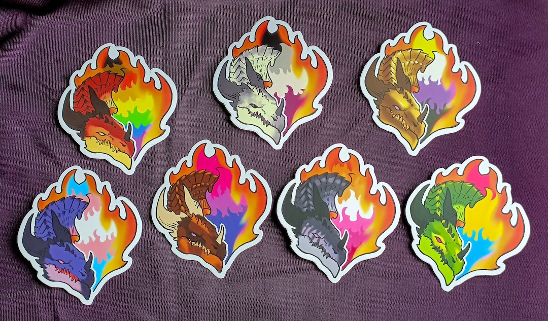 Pride Dragon - Etsy