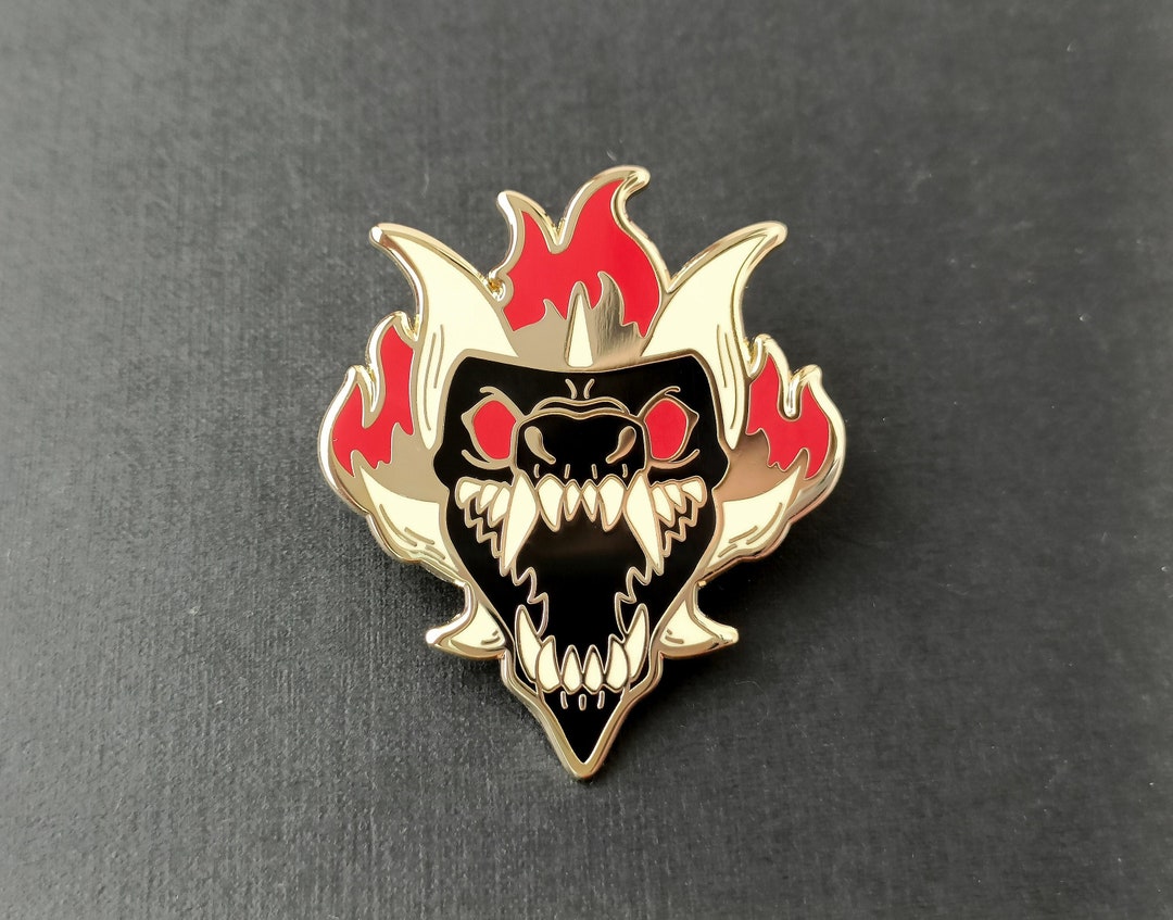 Fire of the Dragon, Hard Enamel Metal Pin - Etsy