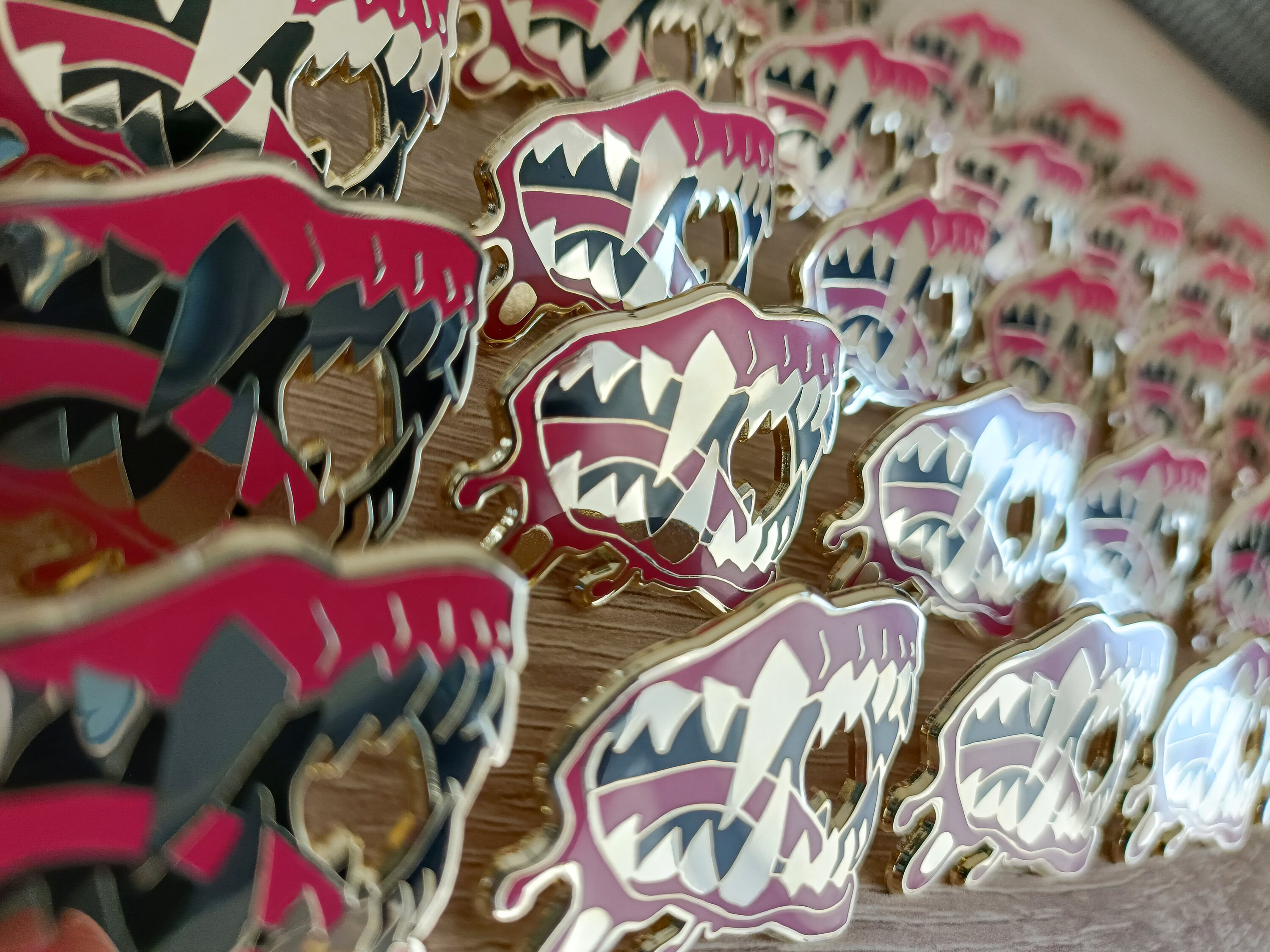 Chompers Hard Enamel Metal Pin - Etsy