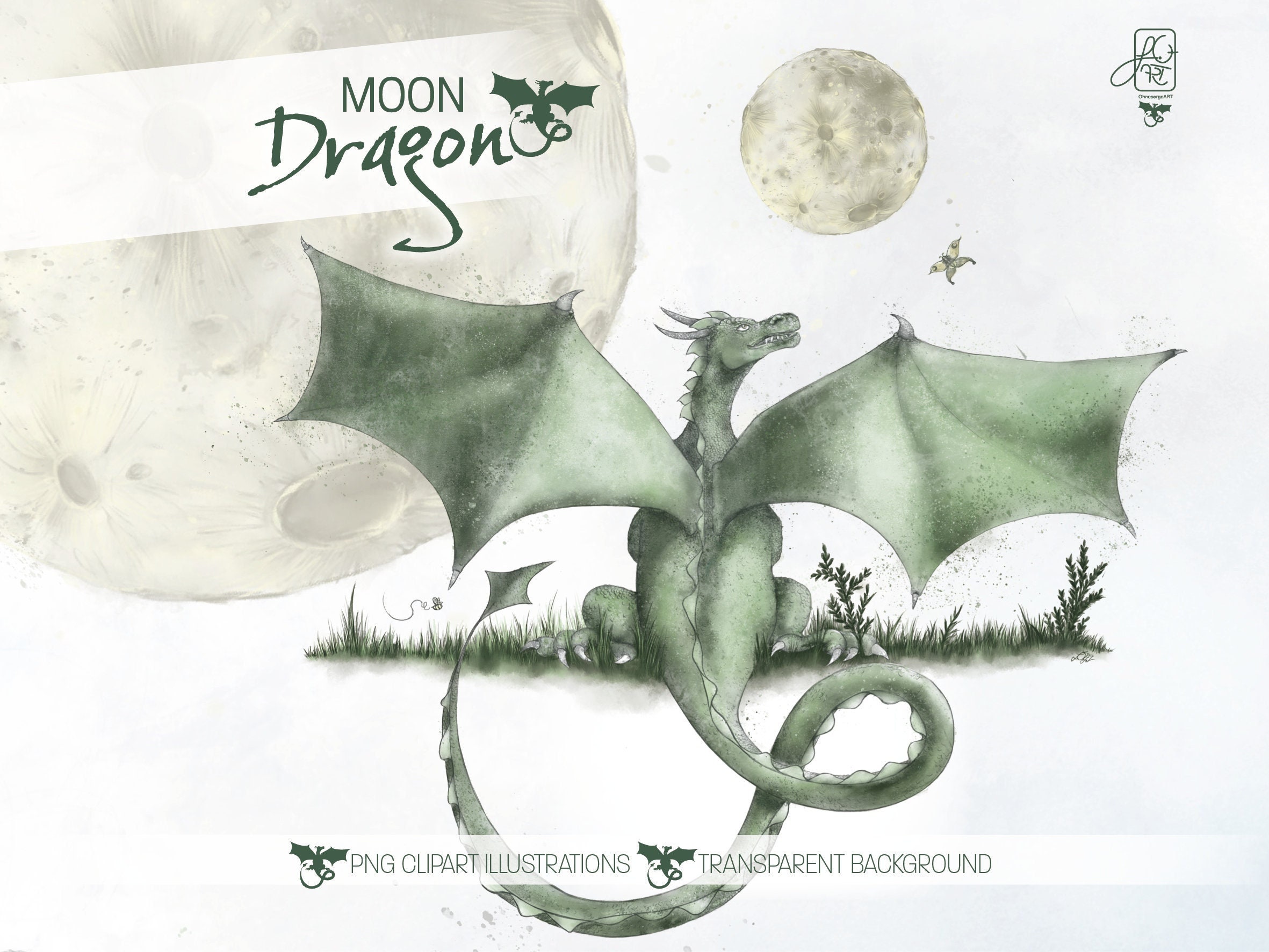 Moon Dragon Dragon PNG Symbol Clipart Luna Dragon Year Witches Chinese ...