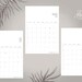 Calendar 2025 & 2026 Design Minimalistic Portrait Format | Individual ...