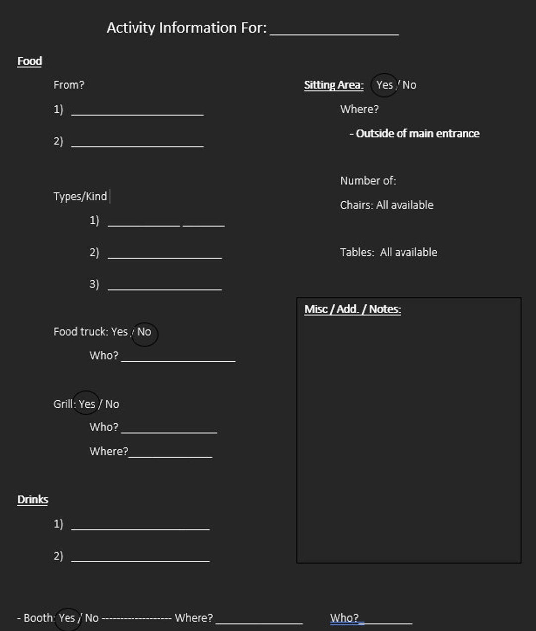 Activity Template, Event Template, Activity, Operation, Operation ...
