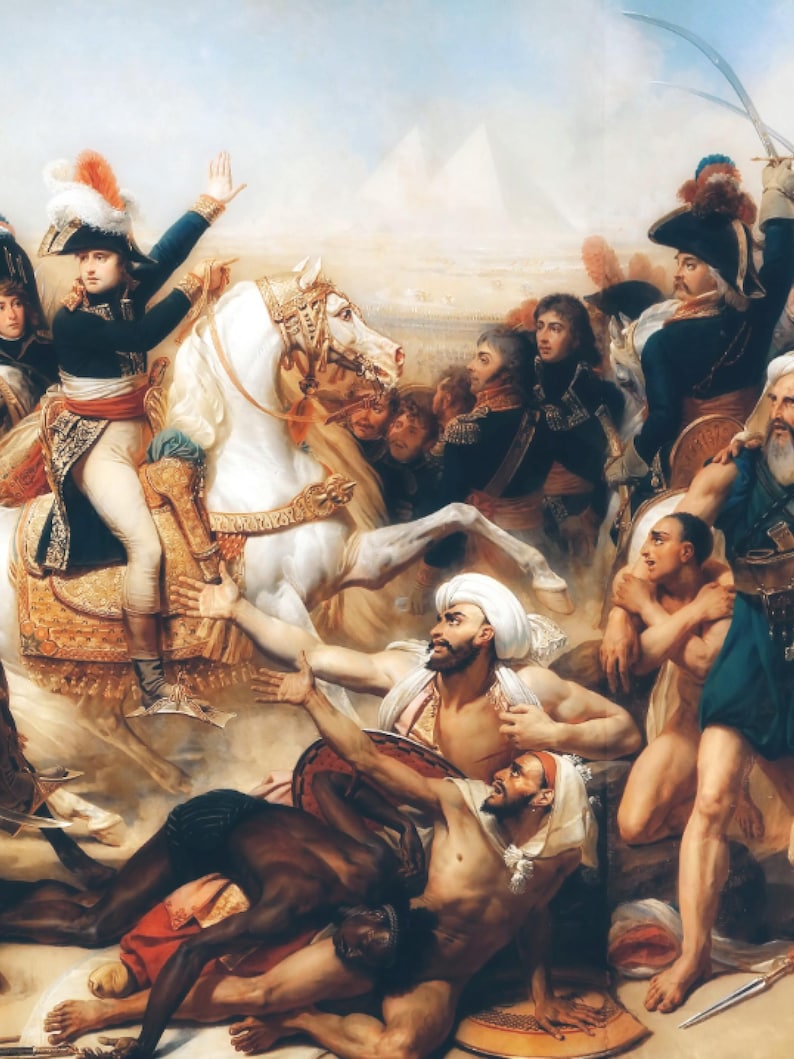 Oil Reproduction | the Battle of the Pyramids by Antoine-jean Gros ...