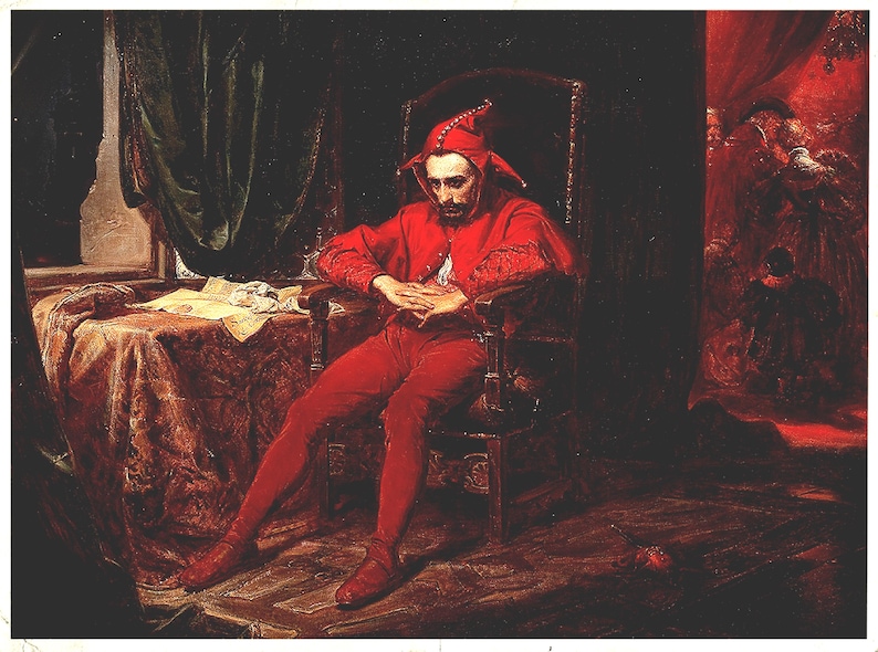 Jan Matejko - Stańczyk the Sad Jester Hand-painted Oil Reproduction ...