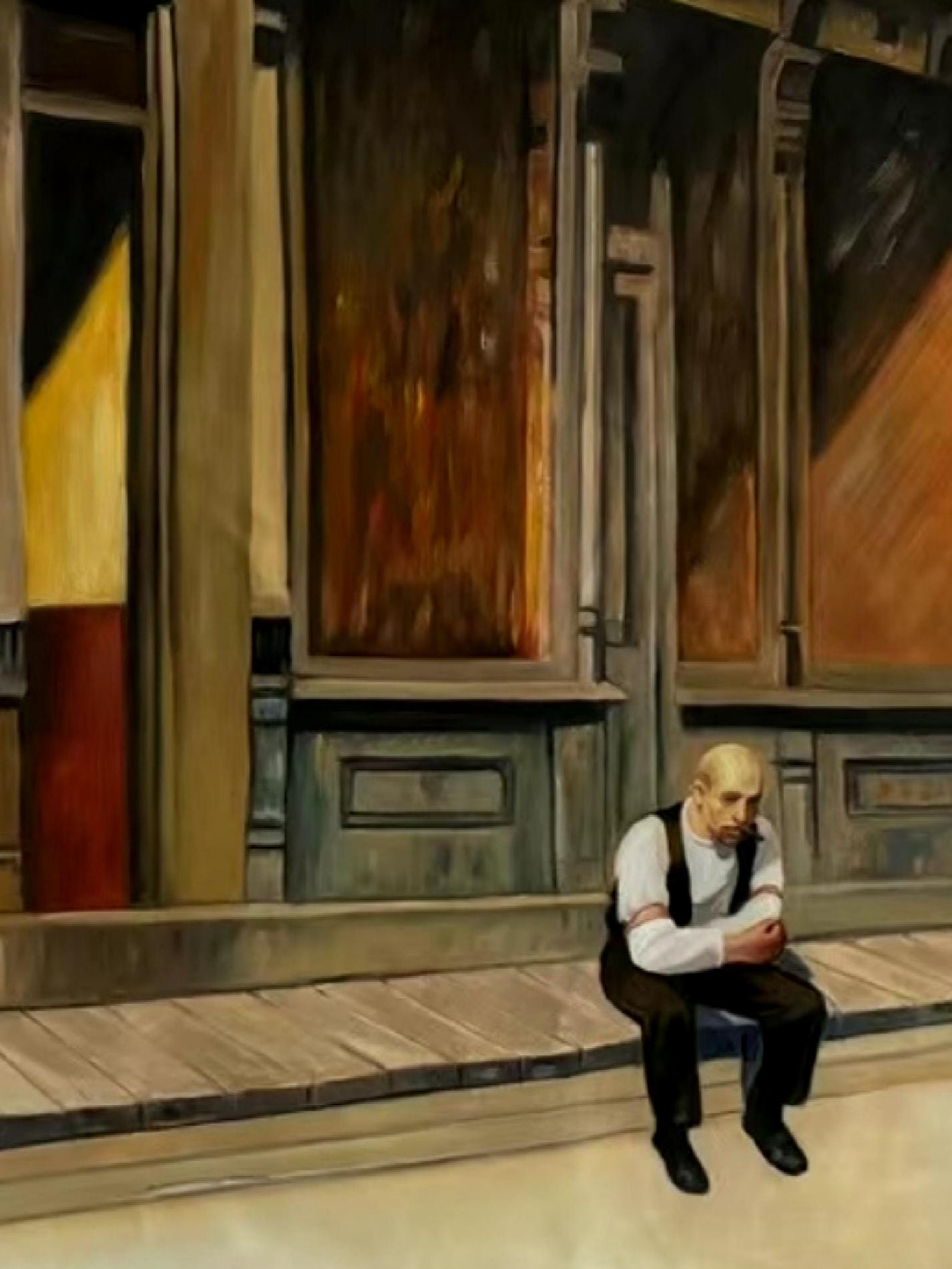 Sunday Edward Hopper 1926 Museum Quality Hand Painted Oil Reproduction ...