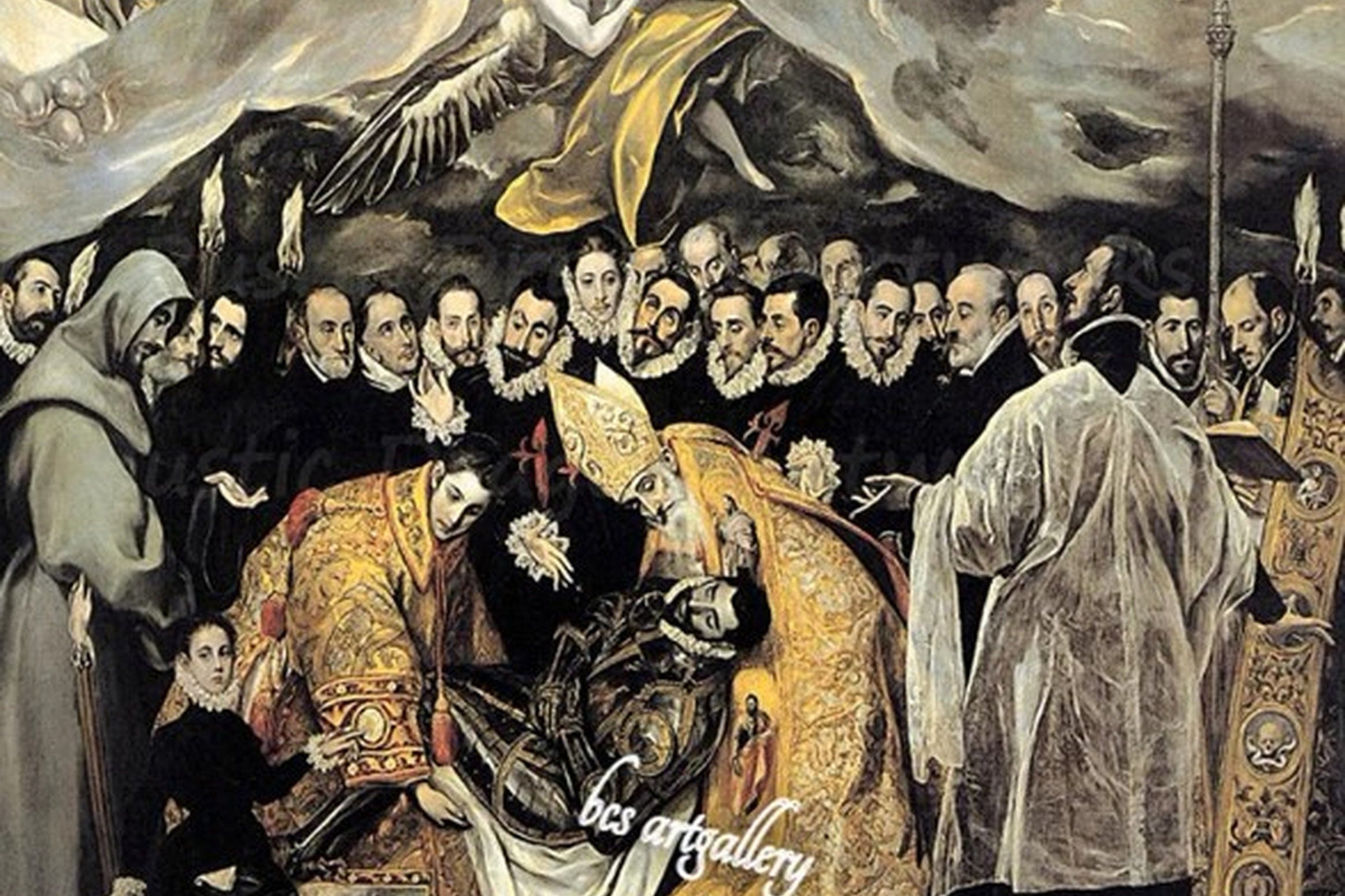 El Greco the Burial of the Count of Orgaz 1586 Hand-painted Oil ...