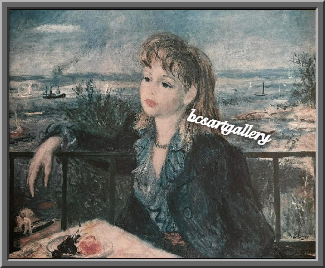 Robert Philipp Girl in Blue Museum Grade Hand Painted Oil Reproduction ...