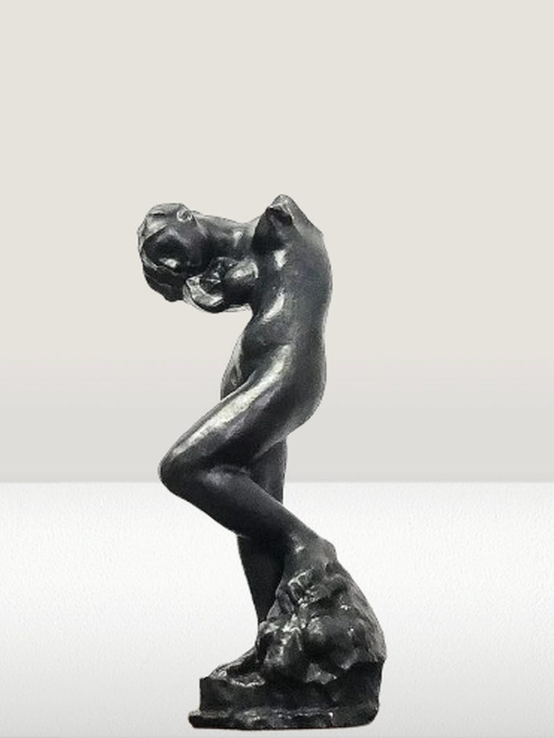 Auguste Rodin the Muse Inner Voice 1896 Bronze Sculpture Replica ...