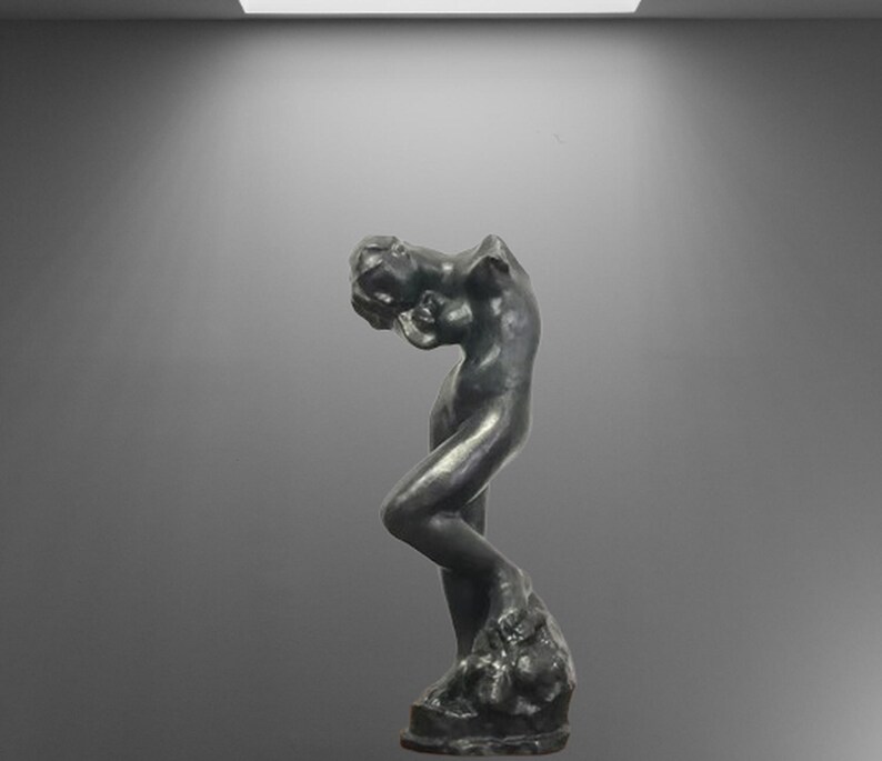 Auguste Rodin the Muse Inner Voice 1896 Bronze Sculpture Replica ...