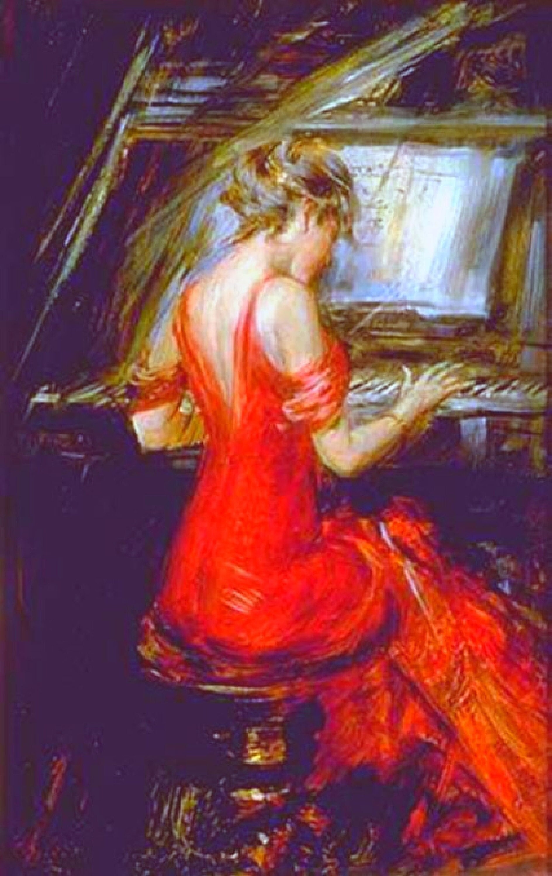 Giovanni Boldini - Frau in Rot (woman in Red) Museum Quality Hand ...