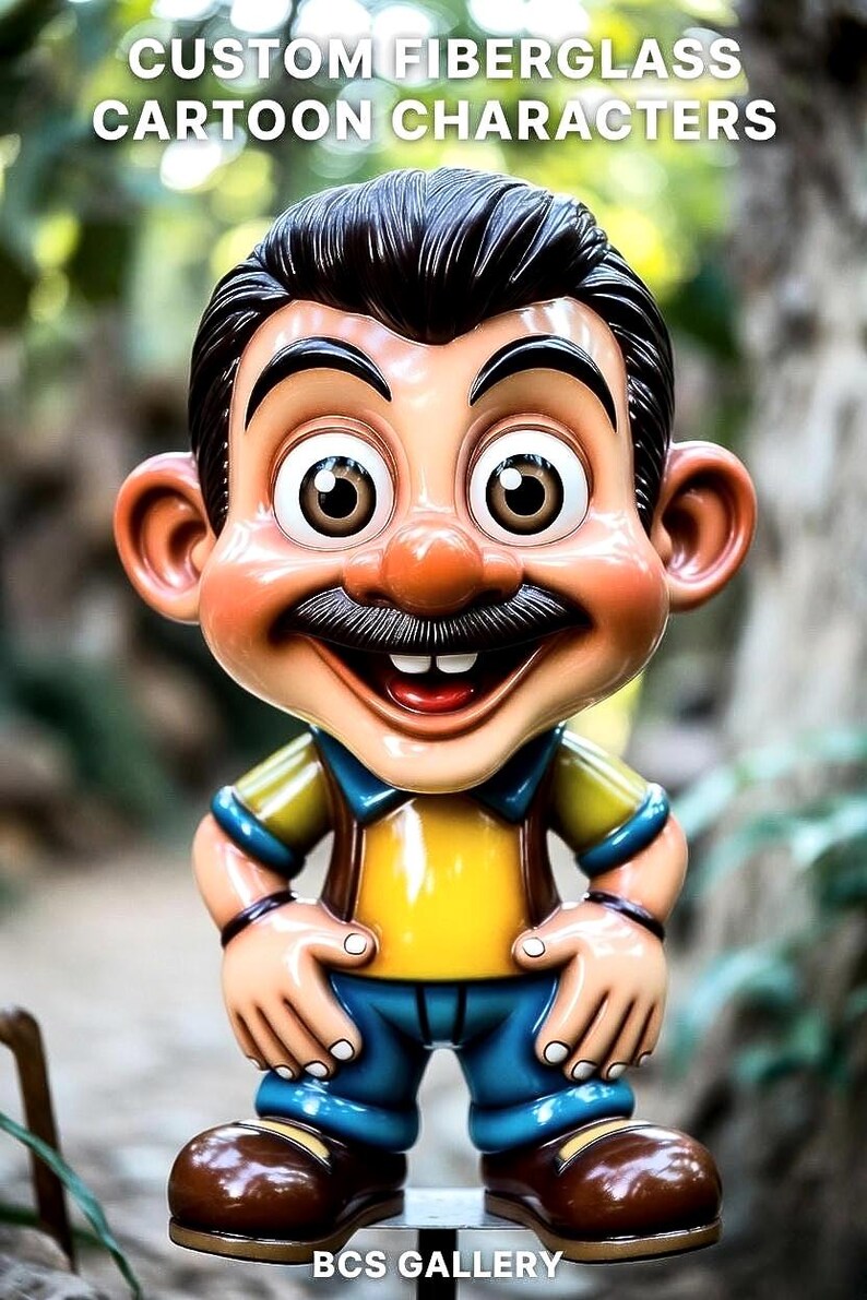 Custom Fiberglass Cartoon Characters | Large Scale Art | FRP Collection ...