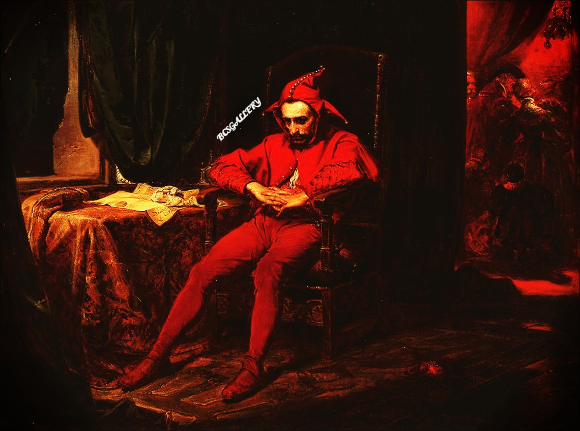 Jan Matejko Stańczyk the Sad Jester 1862 Museum Quality Hand Painted ...