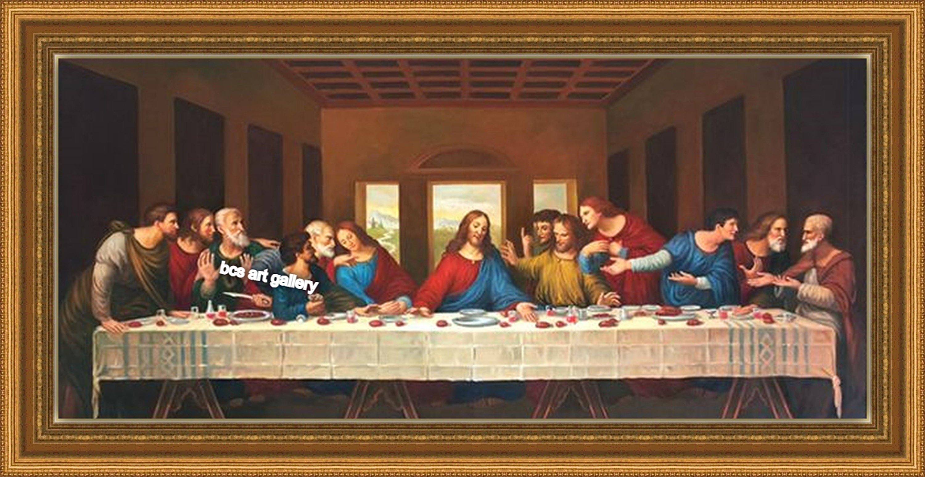 The Last Supper Leonardo Da Vinci Original Painting