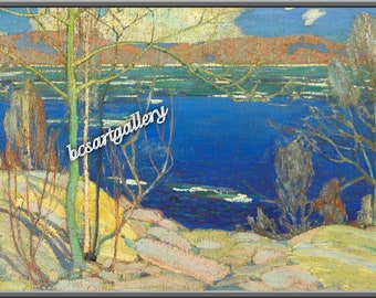 Tom Thomson - in the Northland 1915 Museum Quality Hand Painted Oil ...