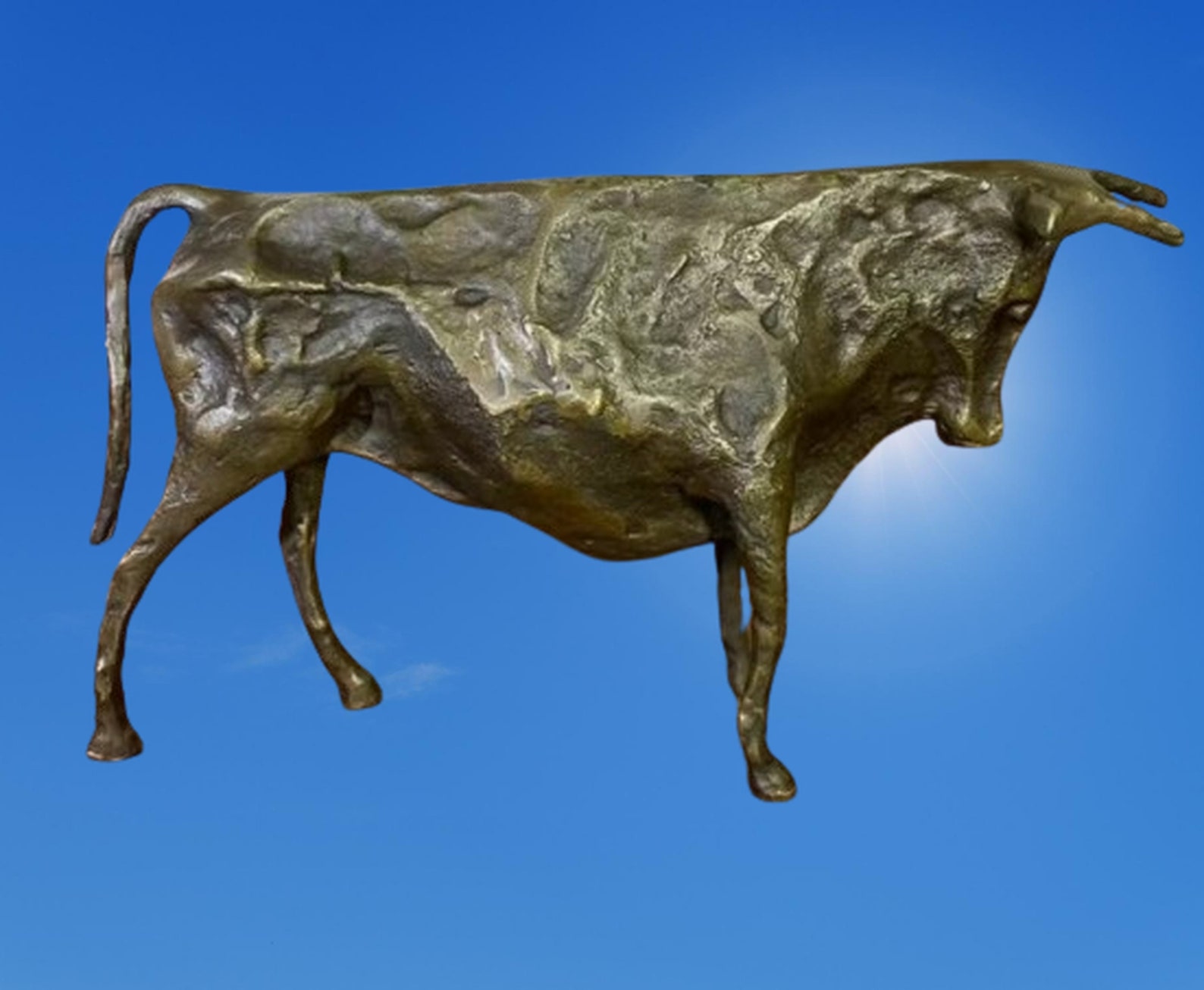 Pablo Picasso Buffalo Bronze Sculpture Bull Bronze Sculpture Abstract ...