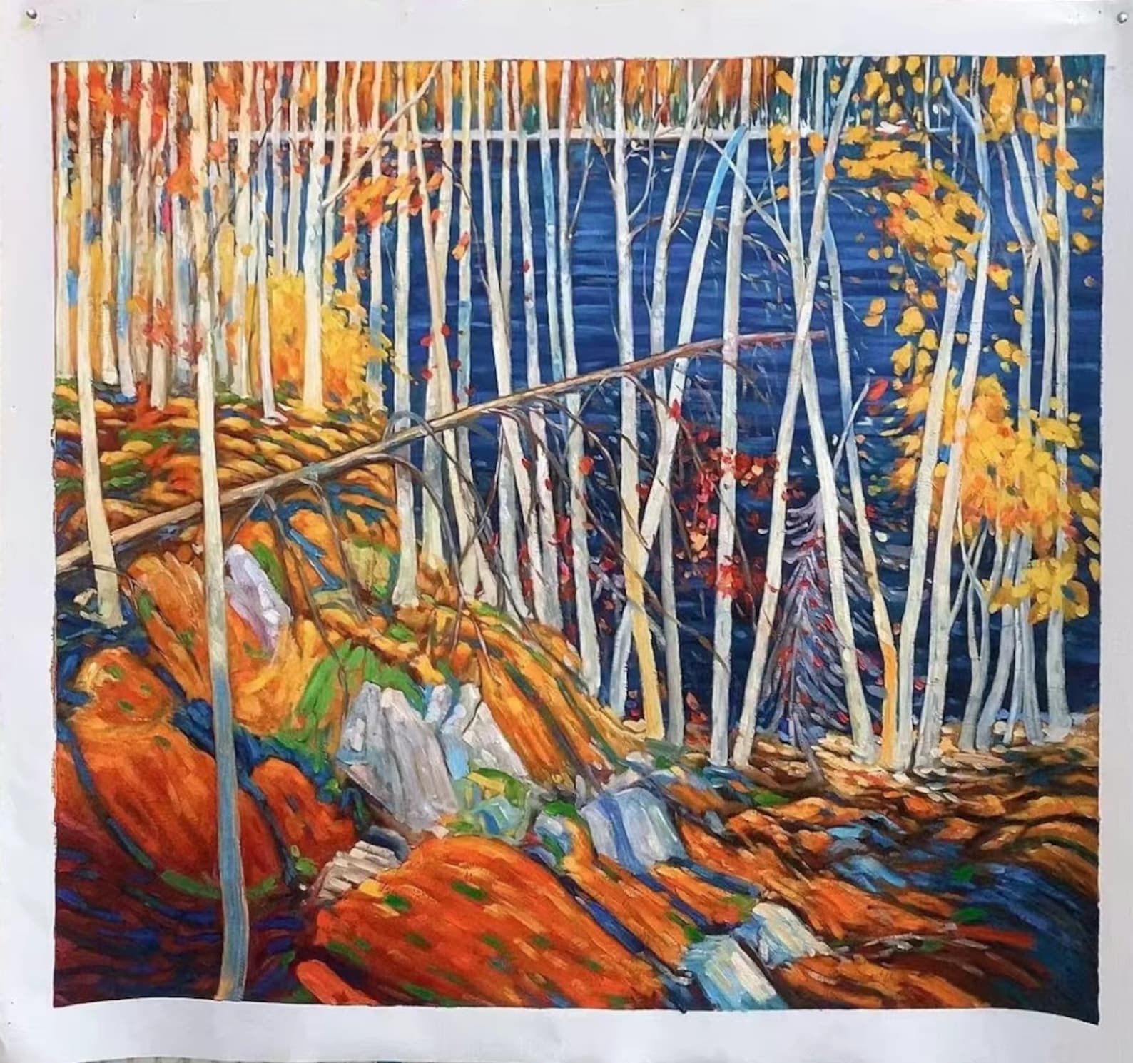 Tom Thomson - in the Northland 1915 Museum Quality Hand Painted Oil ...