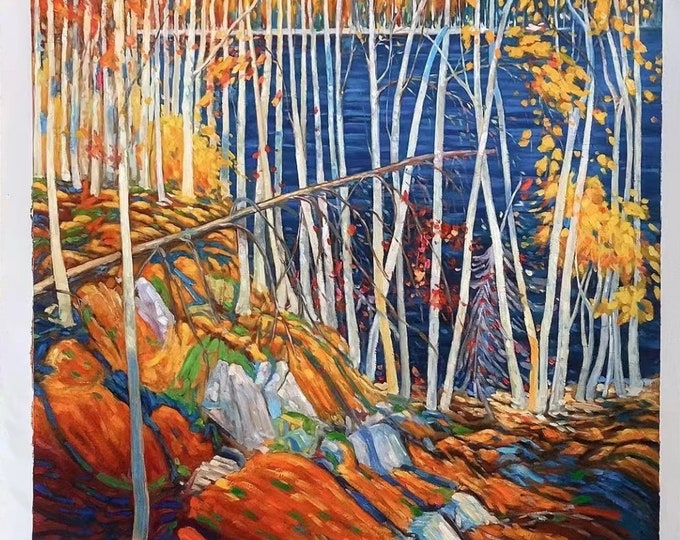 Tom Thomson - in the Northland 1915 Museum Quality Hand Painted Oil ...