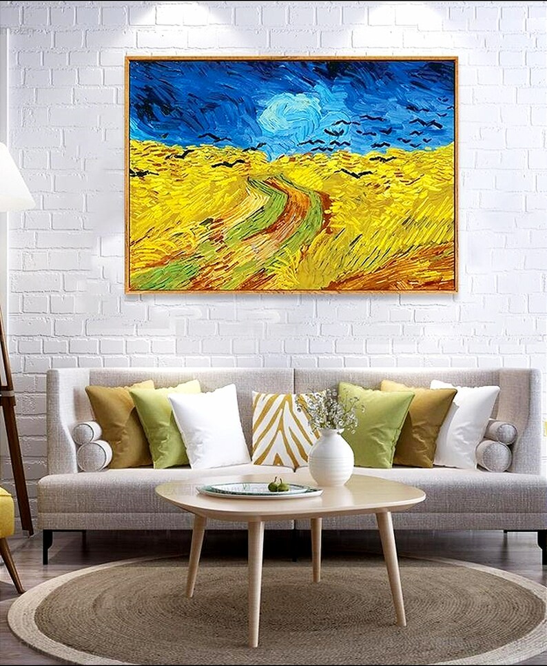 Vincent Van Gogh Wheatfield With Crows Museum Quality Hand - Etsy