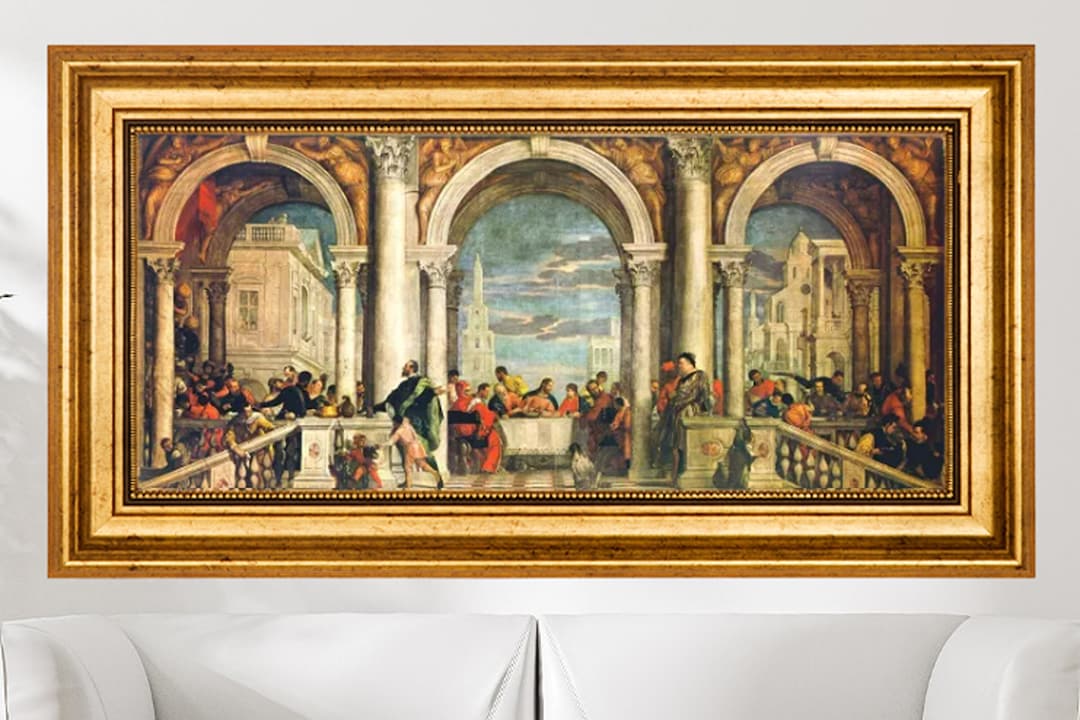 Paolo Veronese - the Feast in the House of Levi 1573 Hand Painted Oil ...
