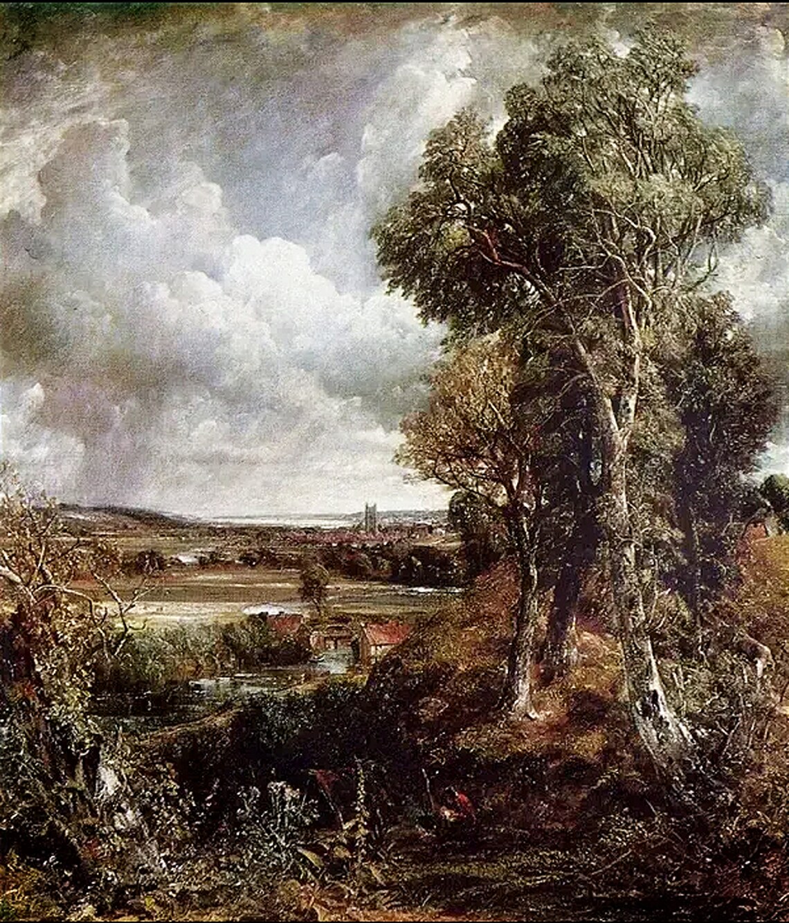 Dedham Vale John Constable 1802 the Vale of Dedham Hand Painted Oil ...
