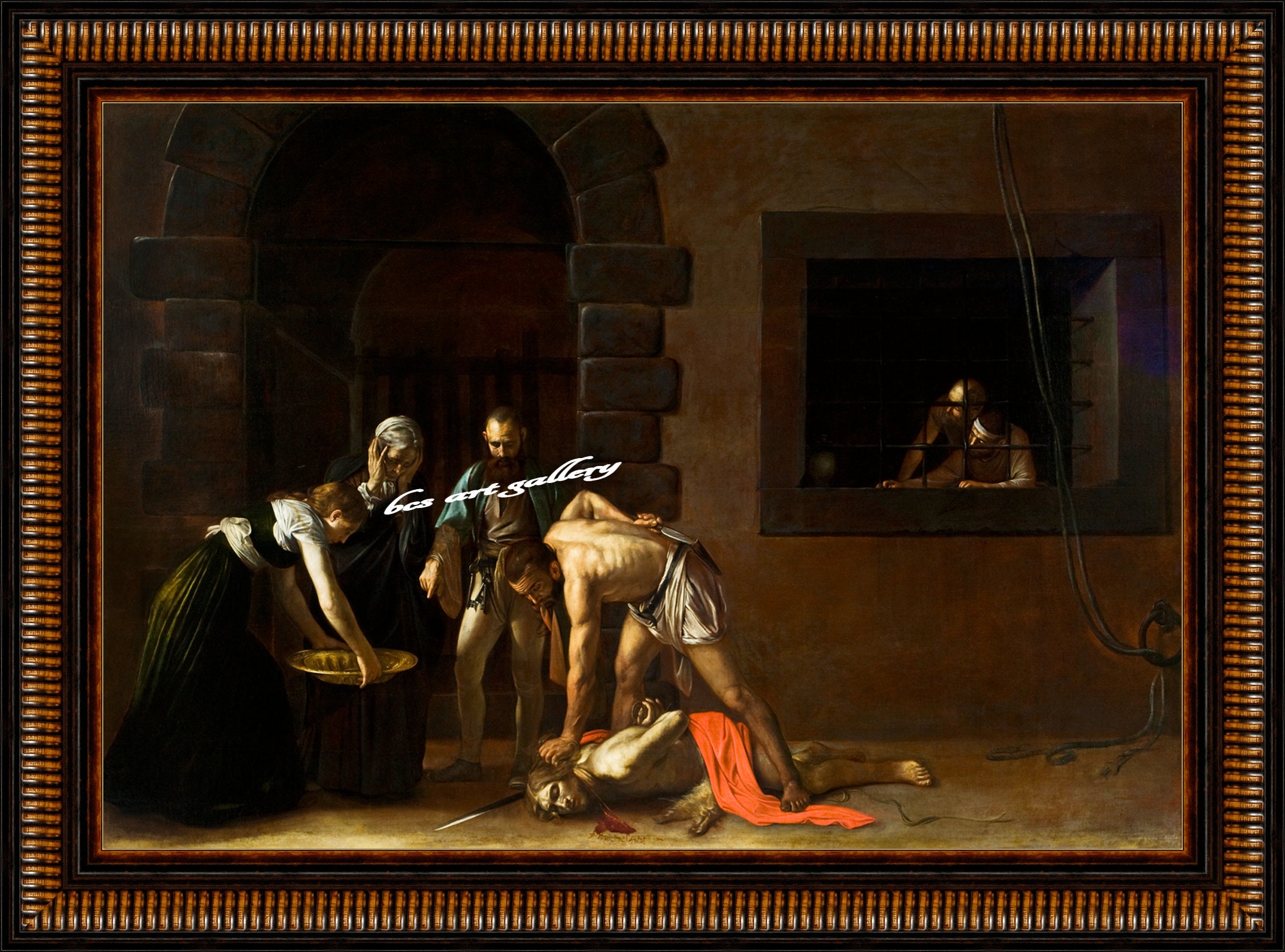 The Beheading of Saint John the Baptist Caravaggio Hand Painted Oil ...