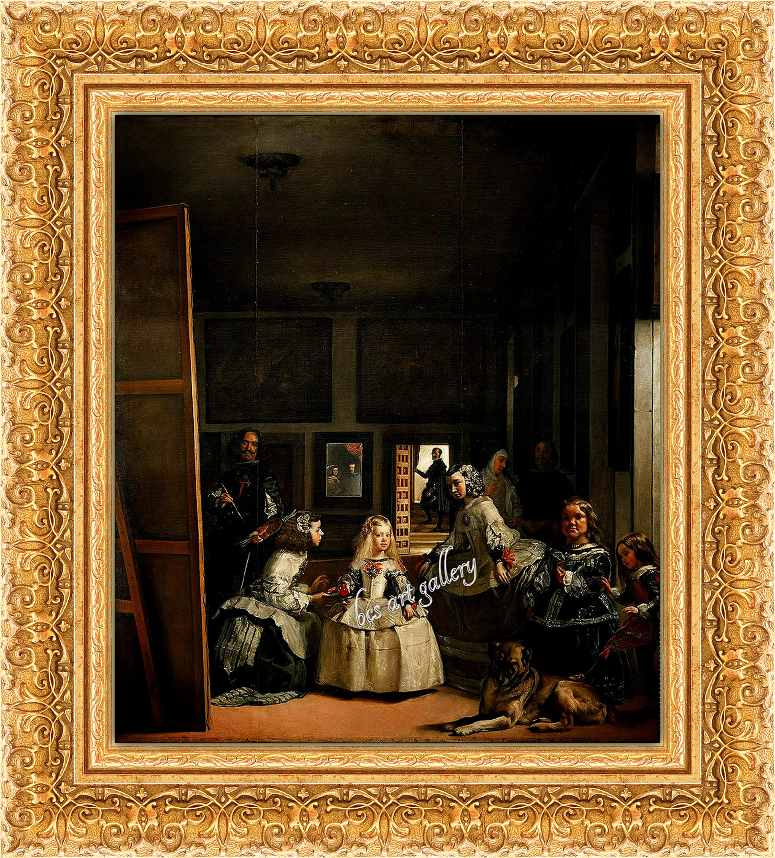 Las Meninas Diego Velazquez 1656 the Ladies-in-waiting Hand Painted Oil ...