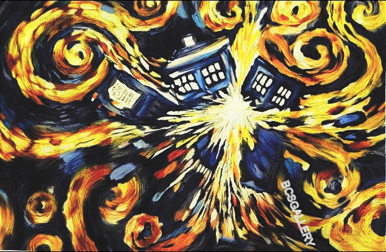 Doctor Who Exploding TARDIS Blue Box Exploding Pandorica - Etsy