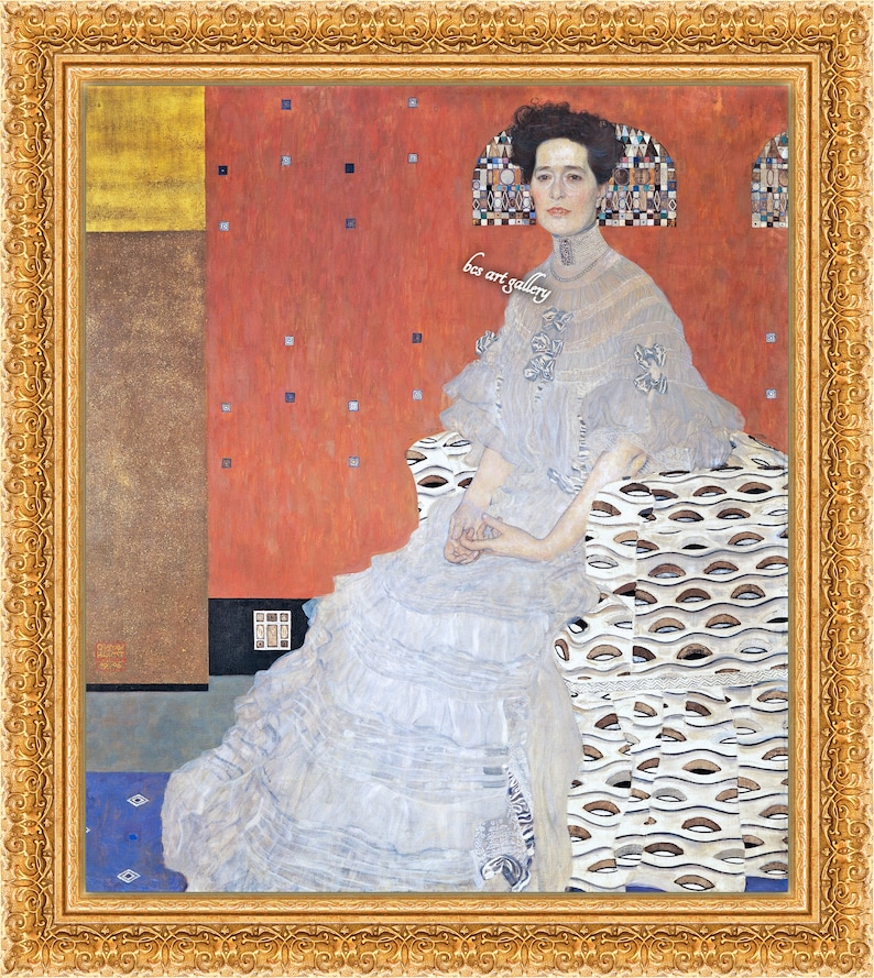 Portrait of Fritza Riedler Klimt 1906 High-end Hand Painted Oil ...