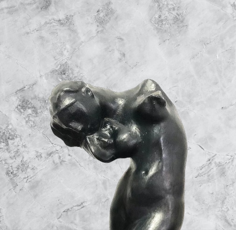 Auguste Rodin the Muse Inner Voice 1896 Bronze Sculpture Replica ...